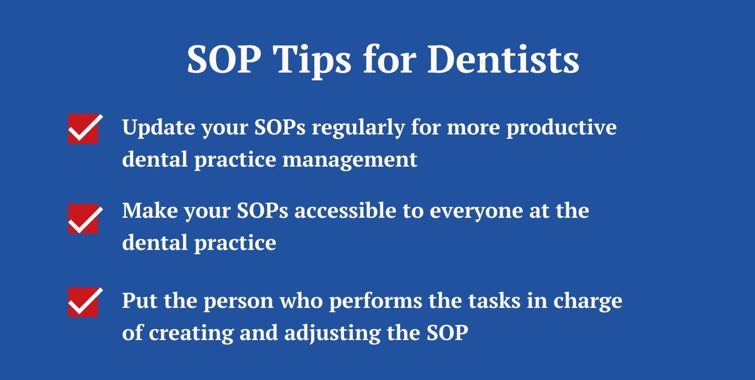 SOPs for dental practice management: What's the secret to success?